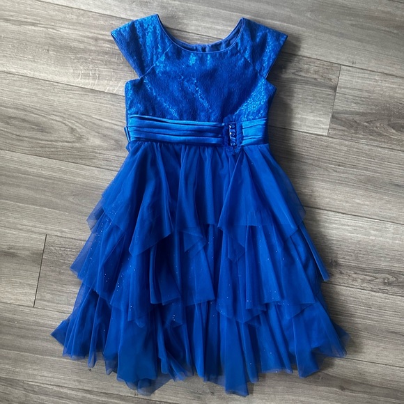 Jona Michelle | Dresses | Girls Royal Blue Fancy Dress | Poshmark